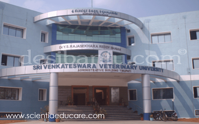 Sri Venkateswara Veterinary University, Andhra Pradesh – Courses